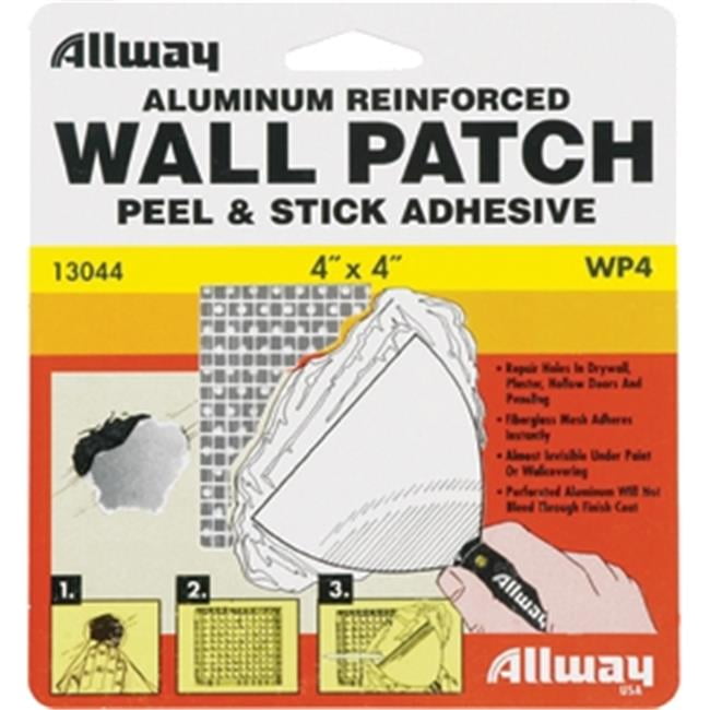 Allway Tools WP4-3 4 x 4 in. Wall Patch Pack 3 Pack of 10 - Walmart.com