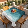 Abstract Ocean Sea Wave Water Ripple Table Cloth 60x60in, Waterproof ...