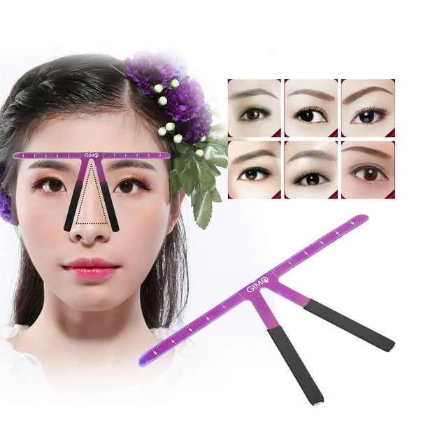 Eyebrow Ruler, Eyebrow Measuring Tool Alloy Eyebrow Ruler, Eyebrow ...