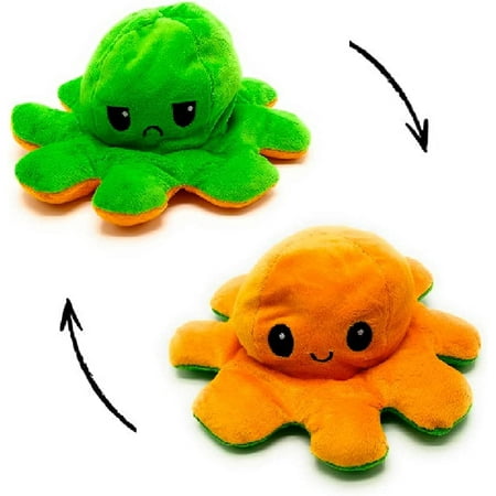 JOYWEI Octopus Plush Toys Double-Sided Flip Octopus Doll Soft ...