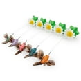 KAJOVE Electric Dancing Fluttering Butterflly Flying Hummingbird Garden ...