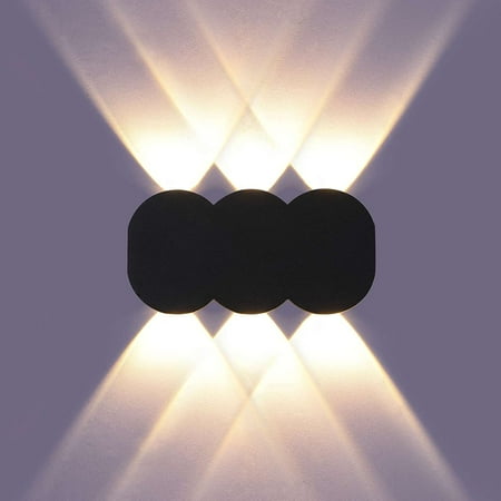 Modern 6W LED Indoor Wall Light, Rectangular Up Down Spot Wall Light ...