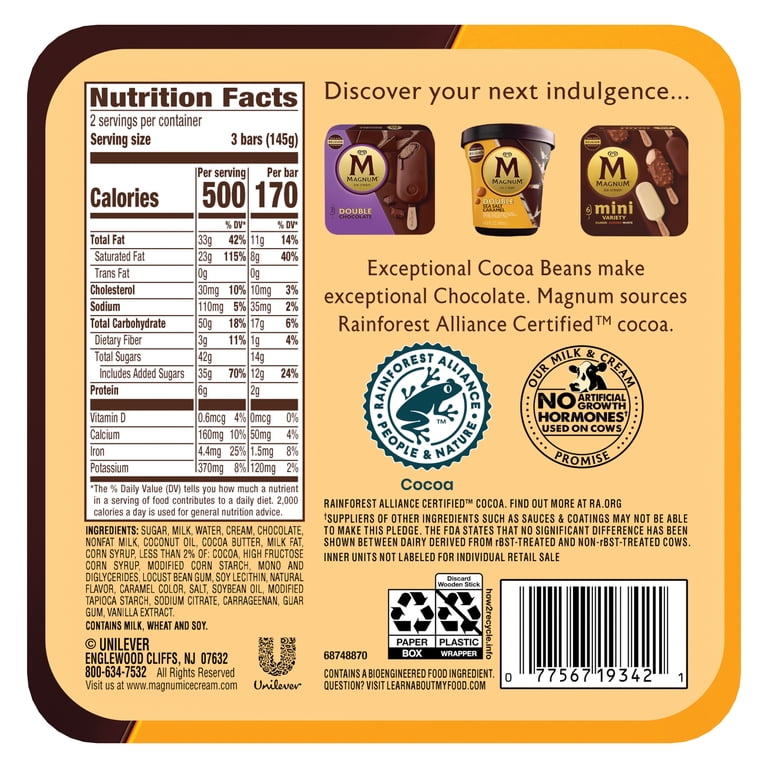 Label Cream Bars
