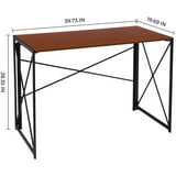 Coavas Writing Computer Desk Modern Simple Study Desk Industrial Style ...