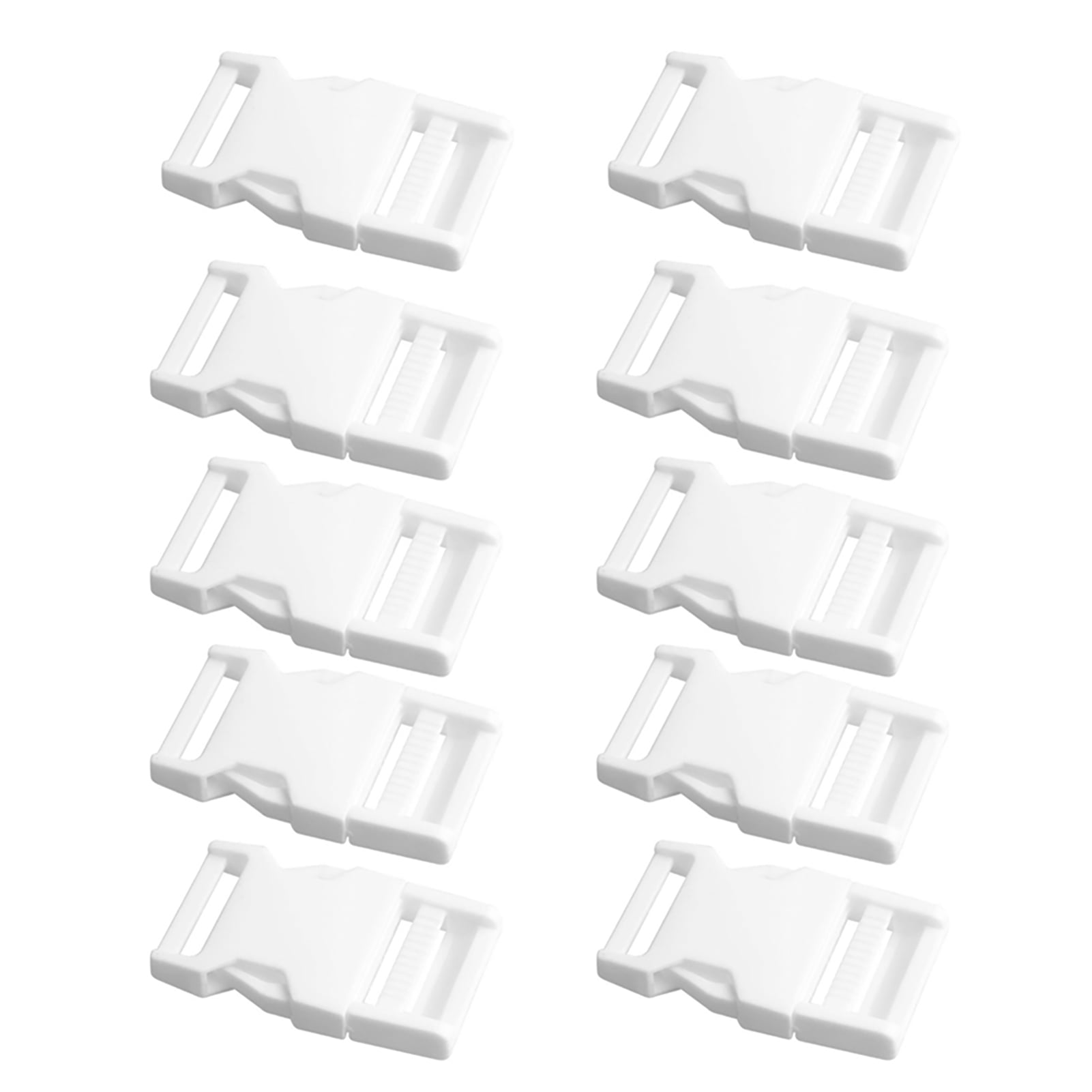 10Pcs Clips Buckles Simple Thicker Convenient Colorful Plastic Buckles ...