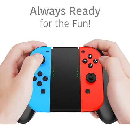 Joy Con Charging Grip, Ergo Comfort Joycon Grip for Nintendo Switch Joy ...