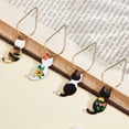 10 Styles Metal Bookmark Paperclip Cat Paper Clips Holder Clamp Small ...