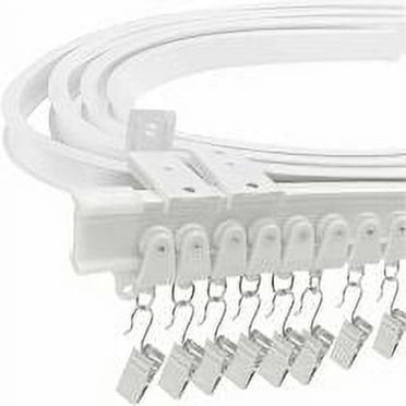 GXCZ Curtain Rods For Windows Ceiling Curtain Track, Heavy-Duty ...