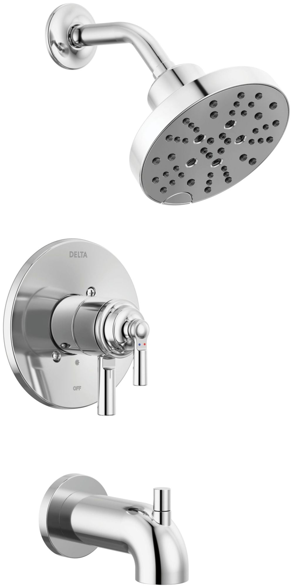 Delta Monitor 17 Series Pressure Balanced Tub And Shower System at ...
