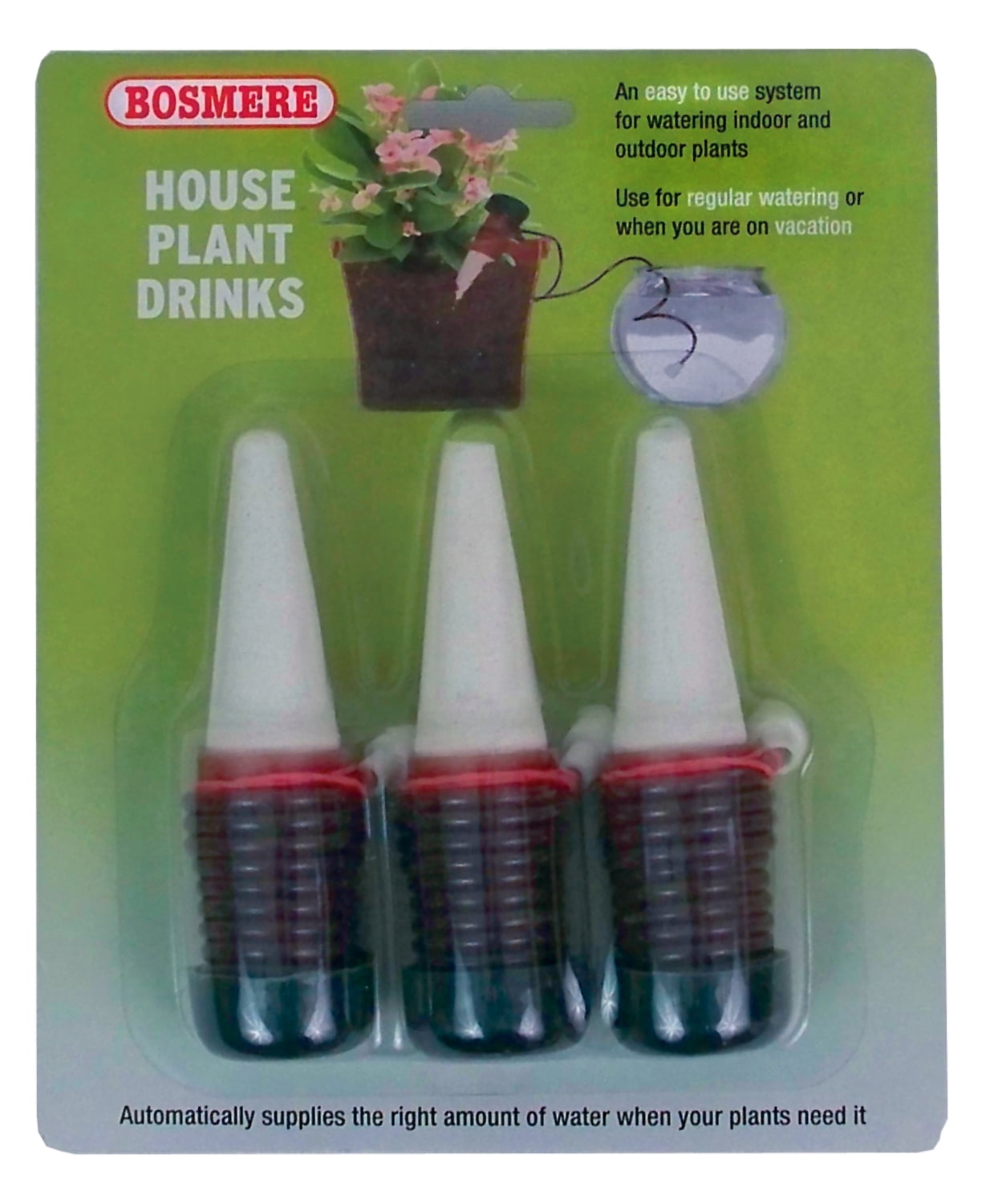 Bosmere K205 Houseplant Water Drinks 3 Count - Walmart.com