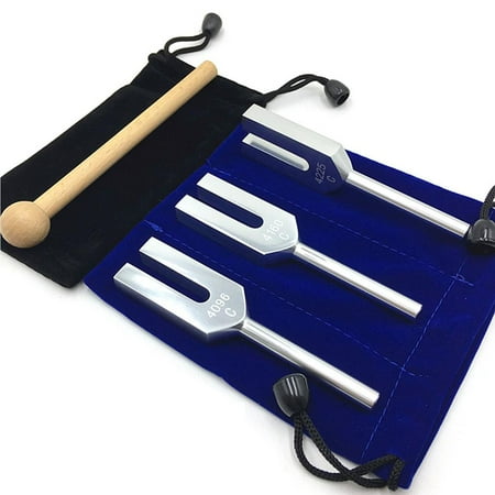 Unatoiry Tuning Forks Set With Storage Bag Relaxation Clear Sound ...