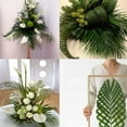 Gzkjswjs 8Pcs Artificial Palm Tree Leaves,for Palm Sunday,Wedding,Party ...