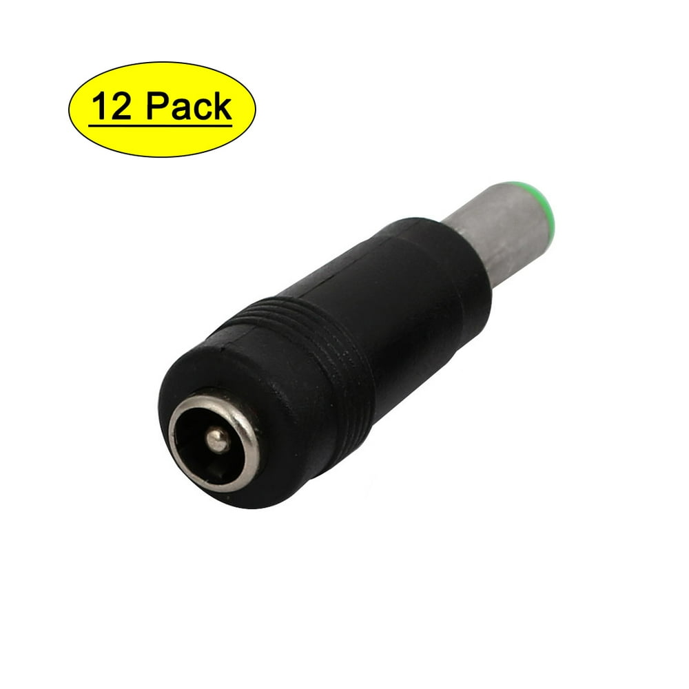 Plastic Shell 6.3mm x 3.0mm Male to 5.5mm x 2.5mm Female DC Power Adapter 12pcs - Walmart.com ...