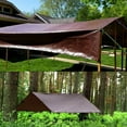 ChicCrest Super Heavy Duty 16 Mil Brown Poly Tarp Cover, UV Resistant ...