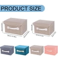 Stackable Fabric Drawer Box For Clothes With Lid For Socks And Ties For ...