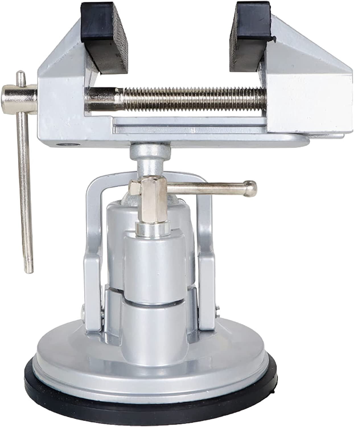 ALL-CARB 3.15 Inch Vacuum Base Bench Vise 360 Degrees Multi Angle ...