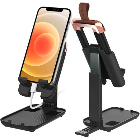 Adjustable Cell Phone Stand, Desk Phone Holder Dock Stand with Angle ...