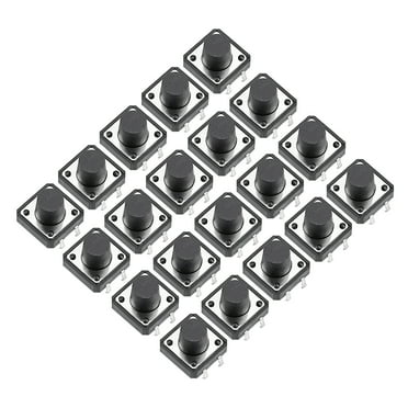 3x6x3.5mm Momentary Tact Tactile Push Button Switch Surface Mounted Devices SMT PCB 2 Pin 50Pcs ...