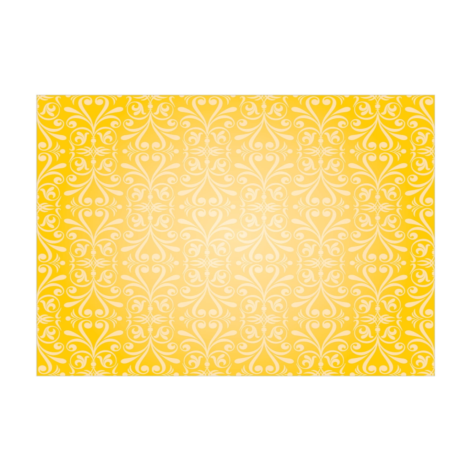 Ambesonne Yellow Jigsaw Puzzle, Floral Victorian Retro, Heirloom ...