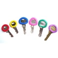 Color Coded Key ID Cover Indicator Rings Asst. Sizes Lot of 12 ...