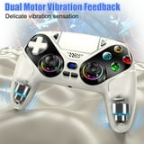 LED Wireless Controller for PS5, Compatible with PS5 Pro/Slim/PC, Dual ...