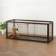 Richell Expandable Pet Crate with Floor Tray - Dark Brown - Walmart.com