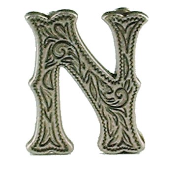 Alphabet Letter B Silver Plate Screwback Concho 1339-02 - Walmart.com