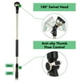 RESTMO 36” Watering Wand, 180° Swivel, 10 Spray Patterns, 3ft Heavy Duty Hose Nozzle Sprayer ...