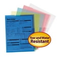 Translucent Poly Project Jackets Letter Size, Assorted Colors Pack of ...
