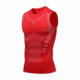 Compression Shirt Men Slimming Body Shaper Vest Crewneck Workout Shirts ...
