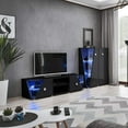 Edge Set TV-CUR Modern Wall Unit Entertainment Center - Walmart.com
