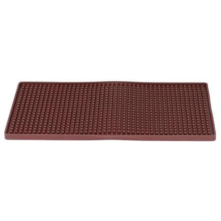 Bar Mat, Premium Silicone Bar Mat Heat Durable Nonslip Flexible Coffee ...