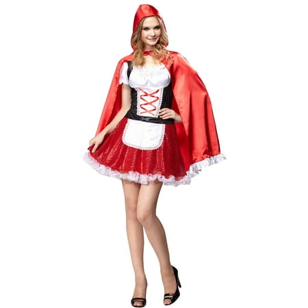 Deluxe Little Red Riding Hood Adult Costume - Walmart.com