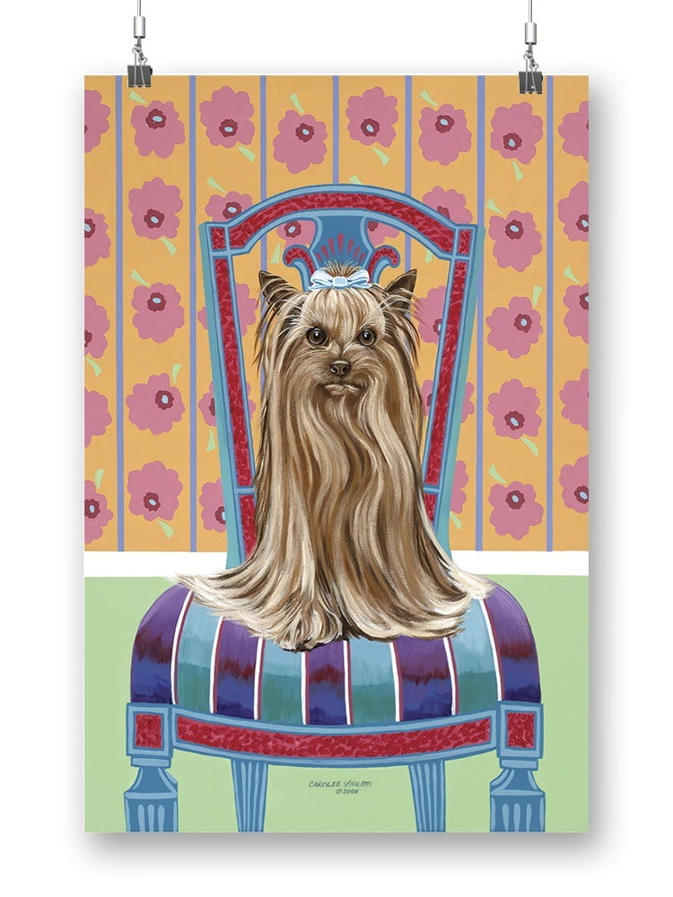 Crown Princess Yorkie. Poster - Carolee Vitaletti Designs, - Walmart.com