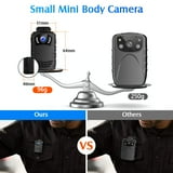 Mini Body Camera Video Recorder, Boblov Wearable Police Body Cam with ...