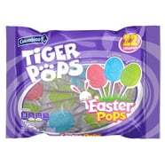 Tiger Pops Assorted Fruit Flavor Lollipops - 2LB Bag with Vibrant ...