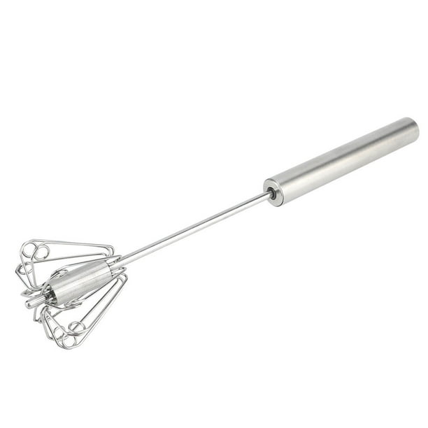 Egg Beater,Stainless Steel Kitchen Semi-automatic Stainless Steel Egg ...