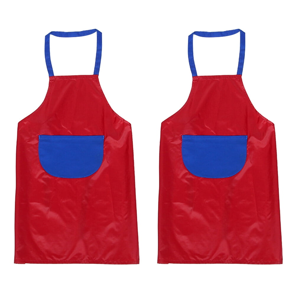 2pcs Art Painting Aprons Waterproof PVC-coated Apron Kitchen Anti ...