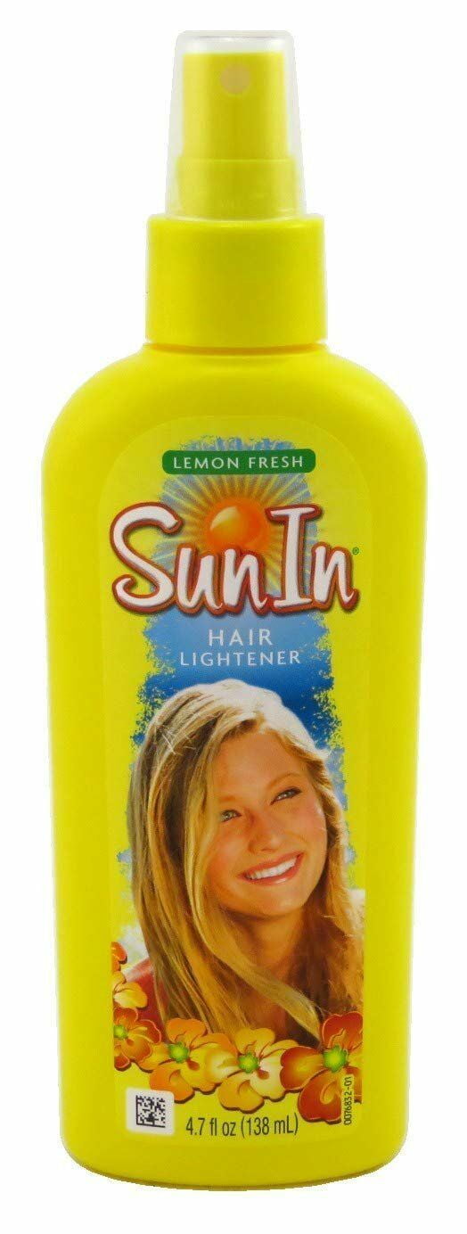 Sun In Spray Hair Lightener & Less Greasy Hair, Lemon Fresh, 4.7oz, 2 ...