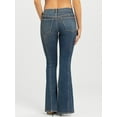 Jessica Simpson Women's Daisy Fitted Flare Jeans with Front Slits, 30.5 ...