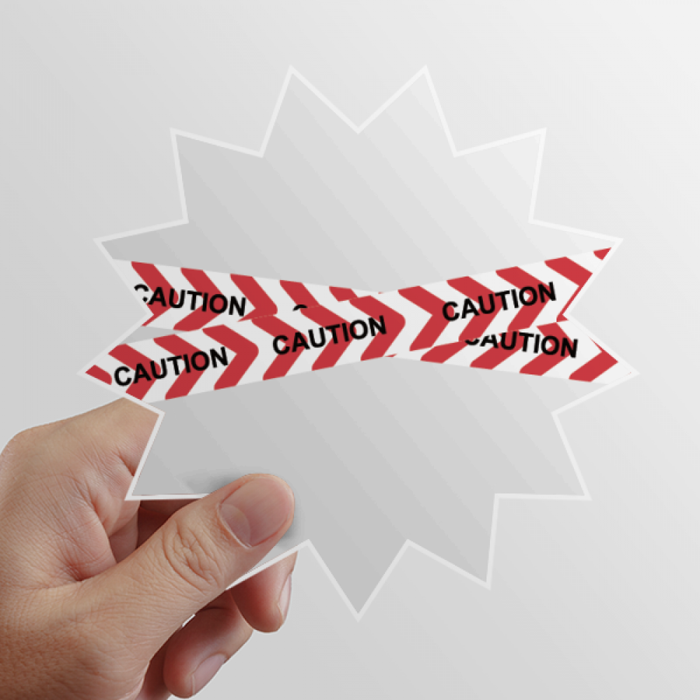 Logo Caution Line Sun Vinyl Sticker Luggage Graffiti Flower Decal ...