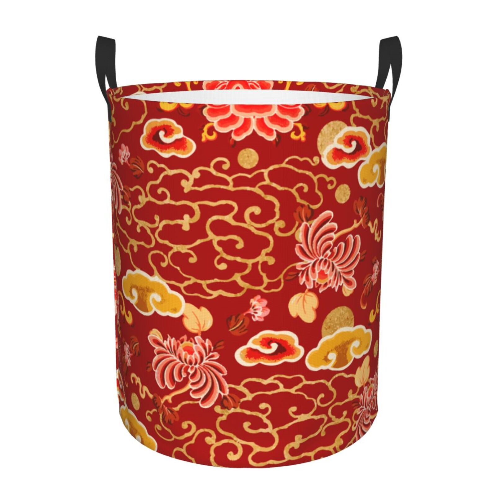 ZNDUO Round Laundry Basket, Waterproof Collapsible Laundry Baskets with ...