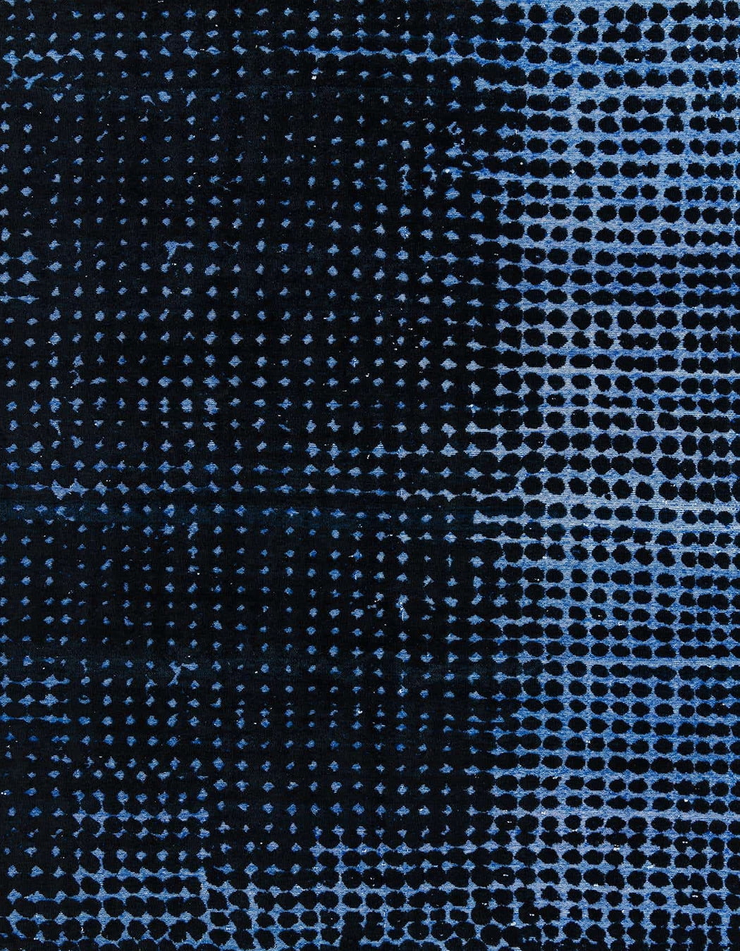 Ahgly Company Indoor Rectangle Abstract Black Abstract Area Rugs, 5' x ...