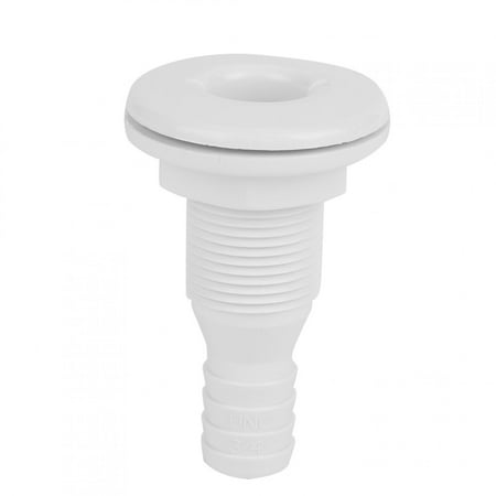 Thru Hull Drain,3/4in Plastic Marine Thru Boat Drain Outlet Thru Hull ...