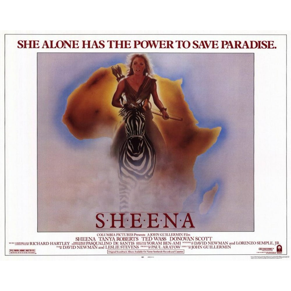 Sheena - movie POSTER (Style A) (11" x 14") (1984) - Walmart.com ...
