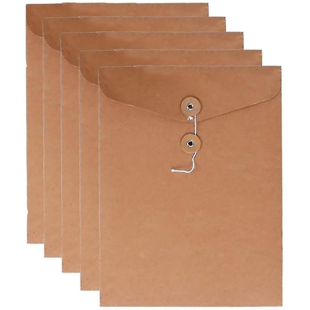 Kraft String File Folder Filing Envelope Project File Jacket Document ...