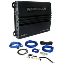 Rockville RXA-T1 Car Stereo Amp, 1500 Watt Peak/375w RMS 2 Channel ...