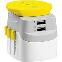 Go Travel 369734 Worldwide Adaptor Twin USB-A - Walmart.com