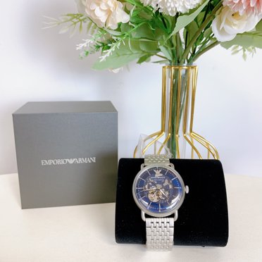 Emporio Armani Classic Leather Chronograph Mens Watch AR1828 - Walmart.com