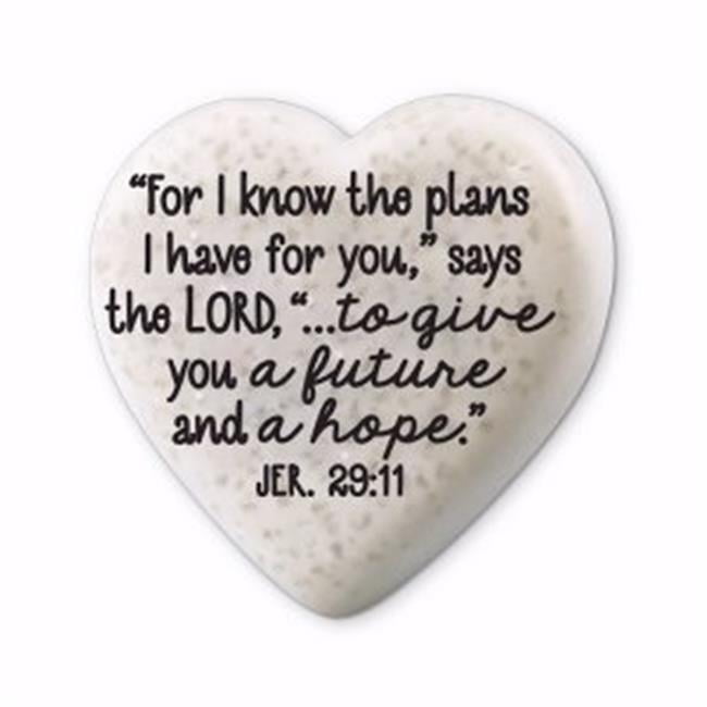 Lighthouse Christian Products 135469 2.25 x 2.25 in. Scripture Stone ...